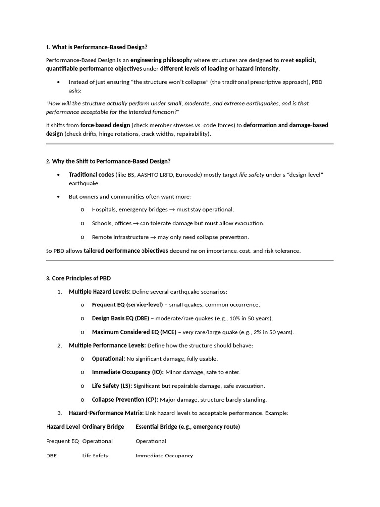 Performance-Based Design in Engineering | PDF | Earthquakes | Simulation