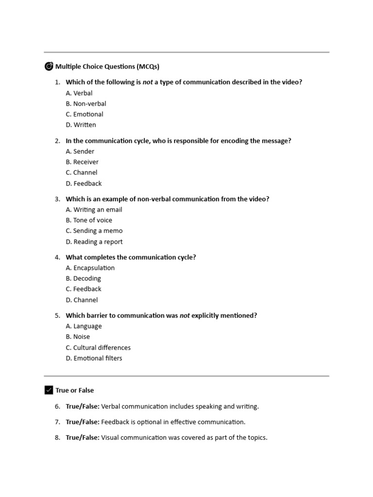 Communication | PDF | Communication | Nonverbal Communication