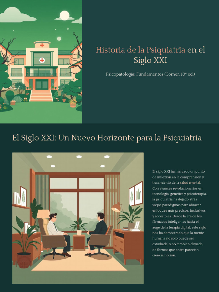 Avances en Psiquiatría del Siglo XXI | PDF | Psicoterapia | Trastorno ...