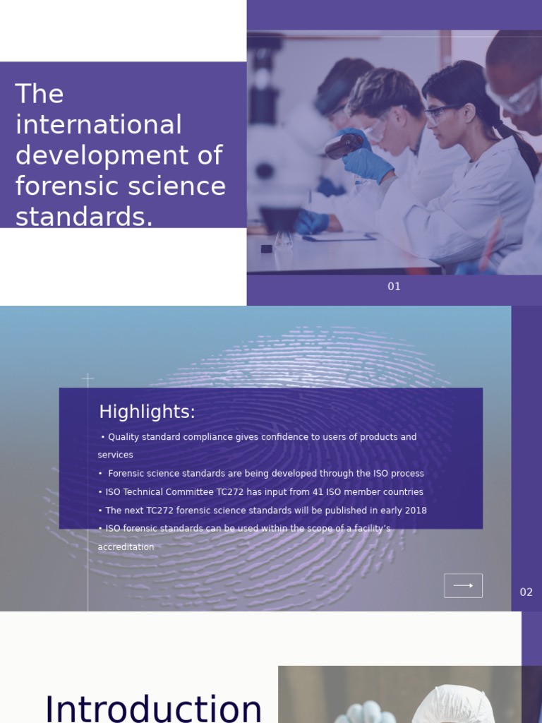 The International Development of Forensic Science Standards | PDF ...