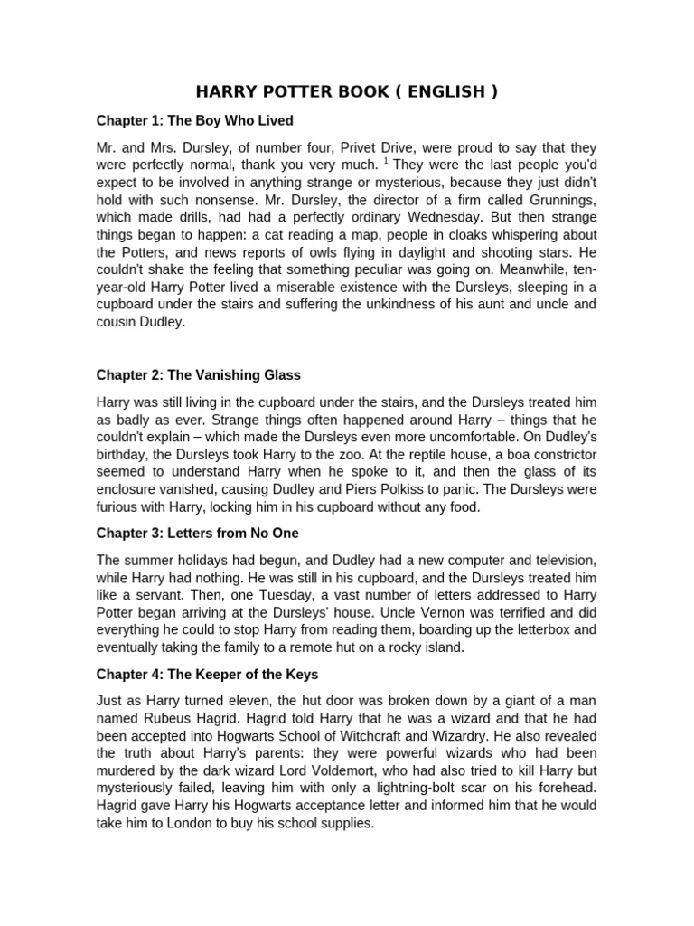 HARRY POTTER BOOK | PDF | Harry Potter | Fantasy