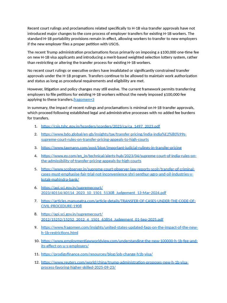 Recent Court Rulings and Proclamations Related Specifically To H | PDF ...