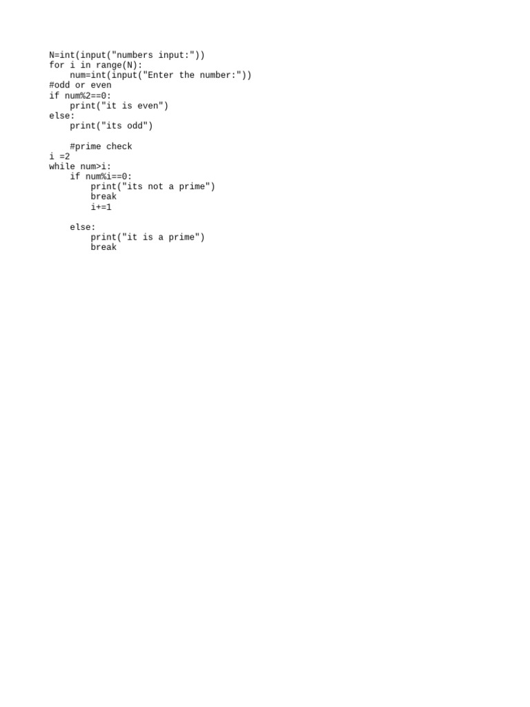 N Int (Input (Numbers Input) ) | PDF