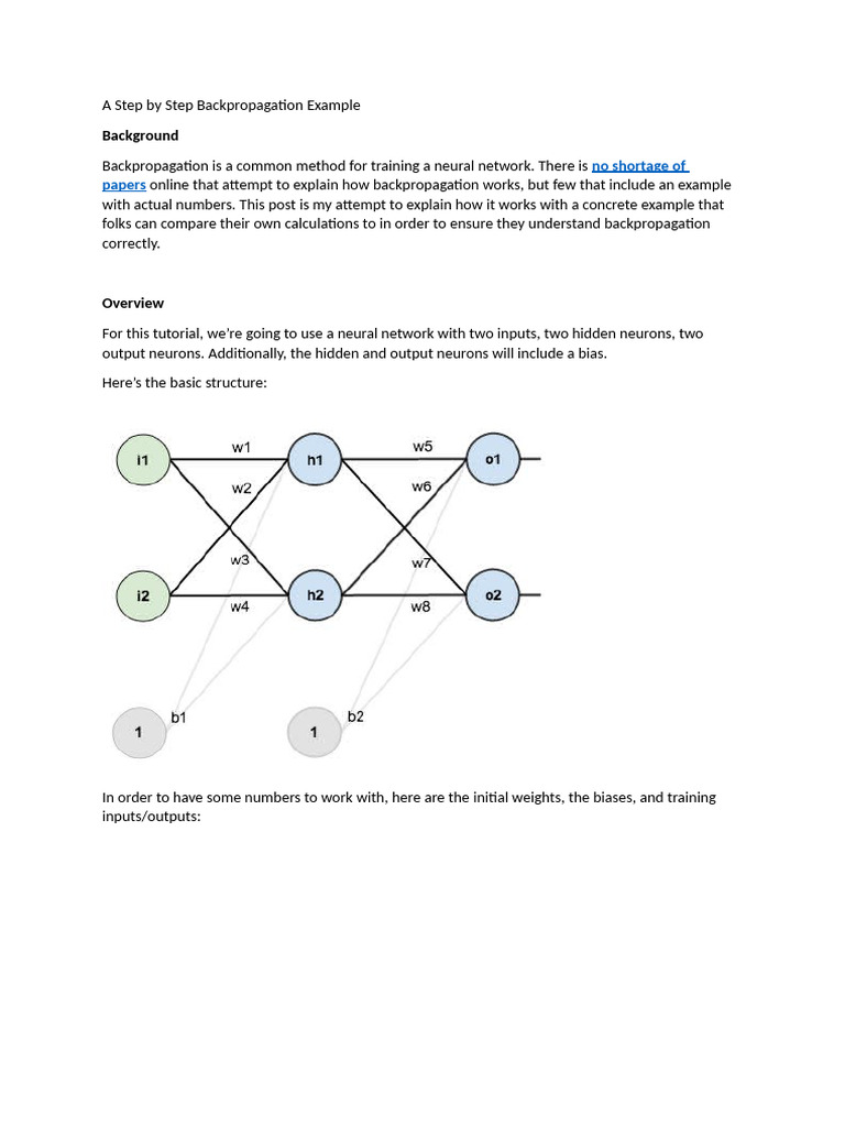 A Step by Step Backpropagation - Chain Rule | PDF | Applied Mathematics ...