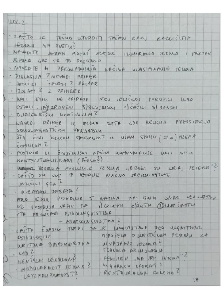 UOL2 - Neka Pitanja | PDF