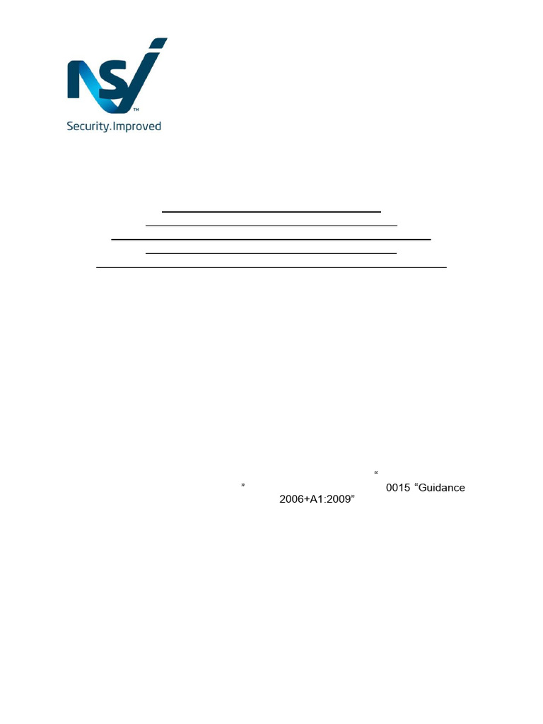 Marking Table for PD 6662:2010 I&HAS | PDF | Security Alarm ...