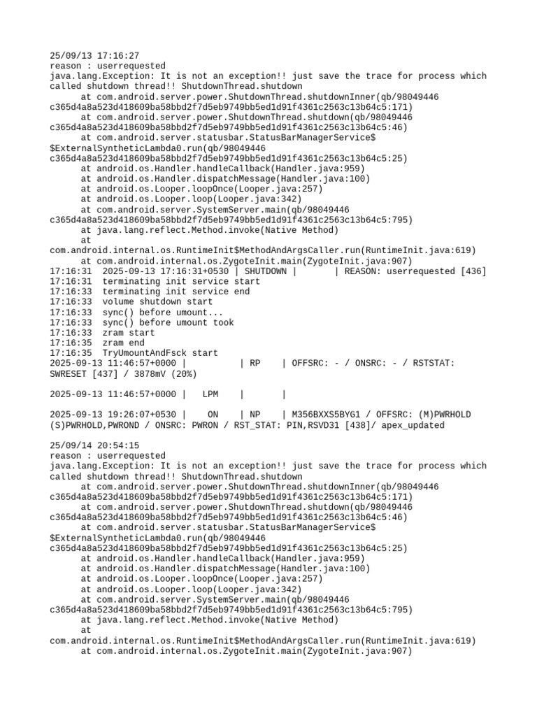 Power Off Reset Reason Backup | PDF | Embedded Linux Distributions | Mobile Linux