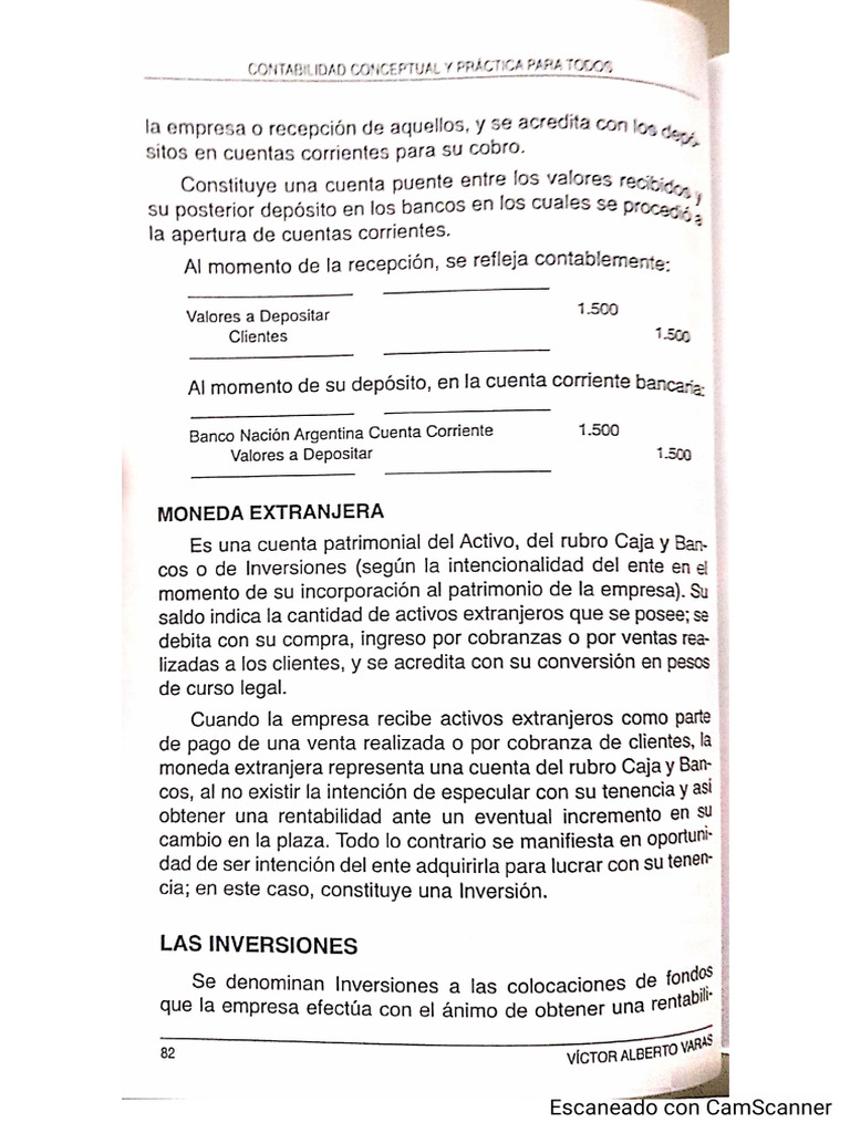 Capitulo 5 - Contabilidad - Inversiones - Victor Varas | PDF