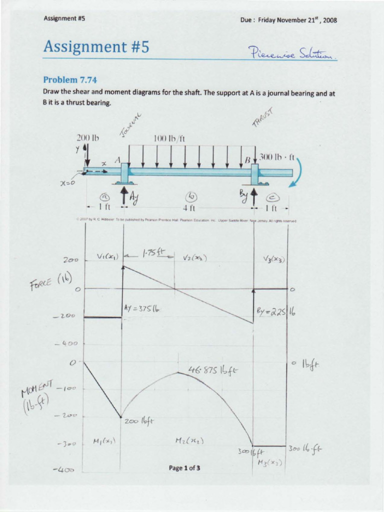 MECH 141 Assignment5 Solutions | PDF | Physical Phenomena | Physical Quantities