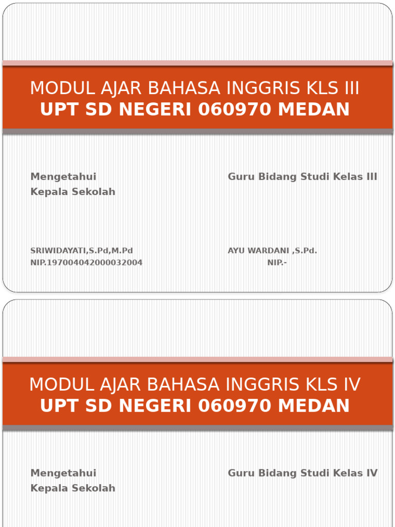 Cover Modul Ajar Bahasa Inggris | PDF