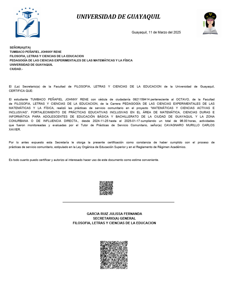 Tumbaco Peñafiel 96 Signed | PDF