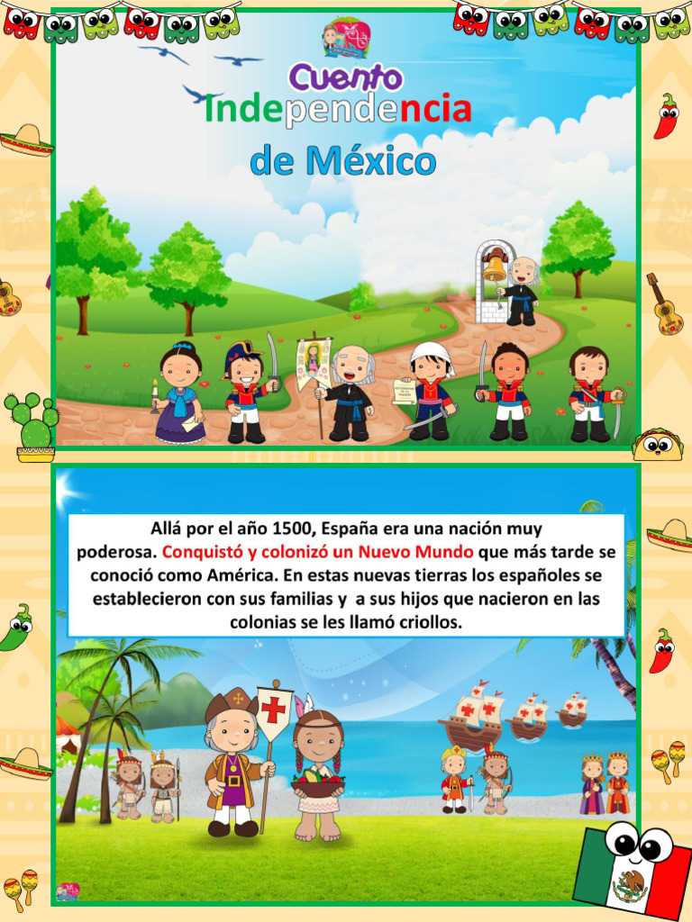? Cuento Independencia de México César Benavides | PDF