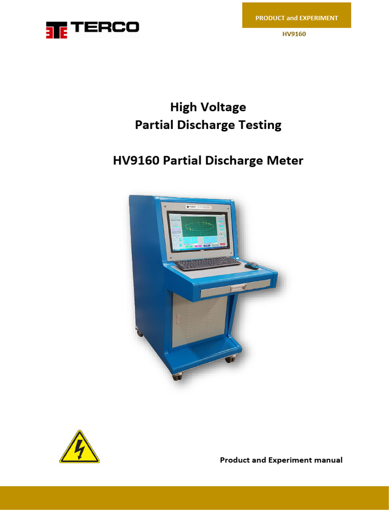 HV9160 Partial Discharge Meter Manual | PDF | Electrical Breakdown ...