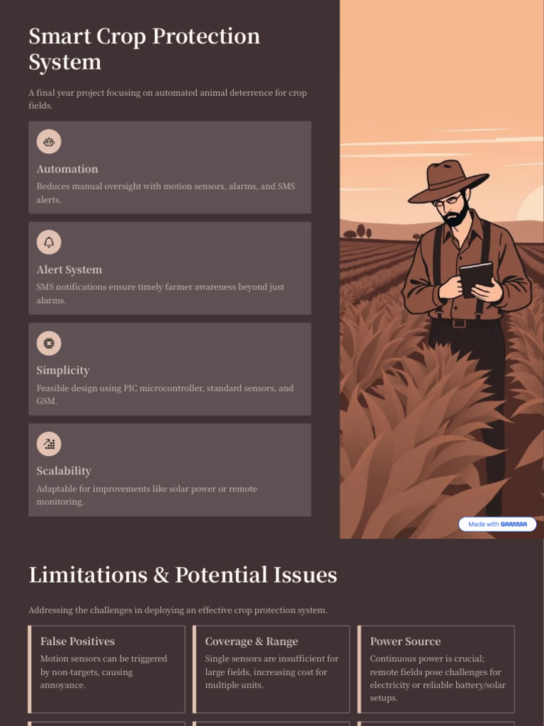 Smart Crop Protection System | PDF