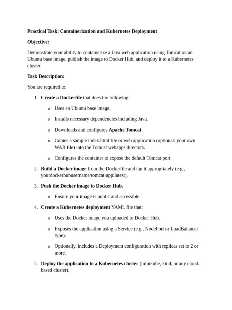 Task Docker Kuber Net Es | PDF