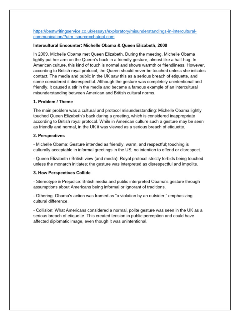 Intercultural Encounter Language III | PDF