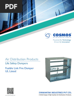 26SCD Fire & Smoke Damper Manual | PDF | Duct (Flow) | Drywall