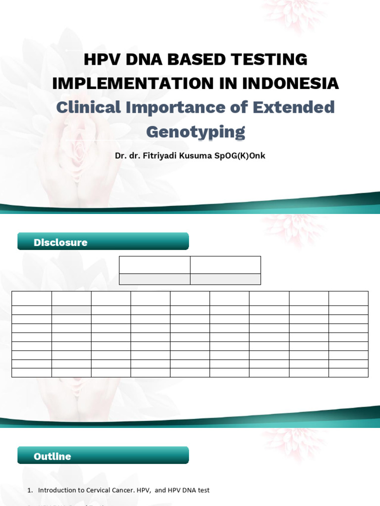 HPV DNA Testing Implementation in Indonesia | PDF | Cervical Cancer ...