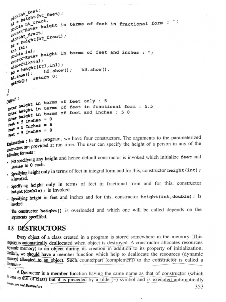 Destructor & Copy Constructor 2.2 | PDF