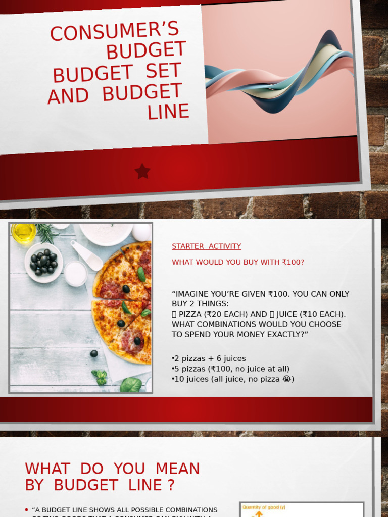 Understanding the Budget Line in Economics | PDF | Microeconomics ...