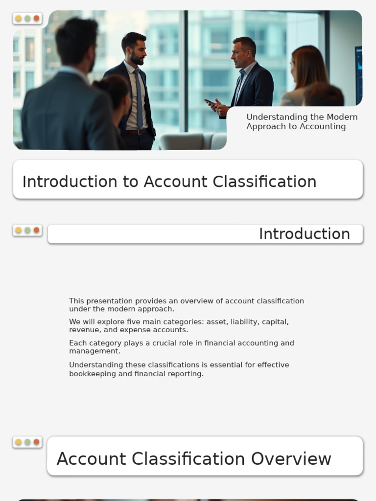Introduction To Account Classification | PDF | Debits And Credits | Expense