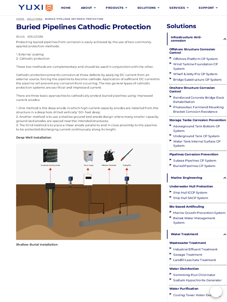Buried Pipelines Cathodic Protection Guide | PDF | Corrosion | Anode