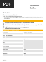 ACROD Application Form Mobility | PDF | Physical Therapy | Privacy