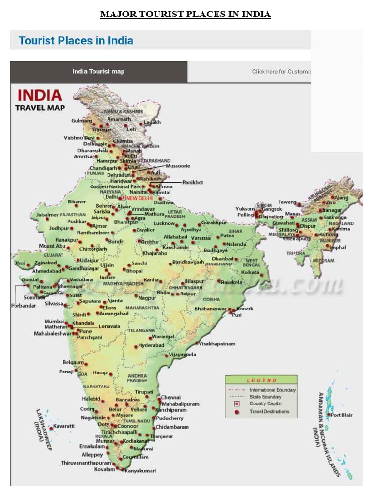 Major Maps of India PDF | PDF