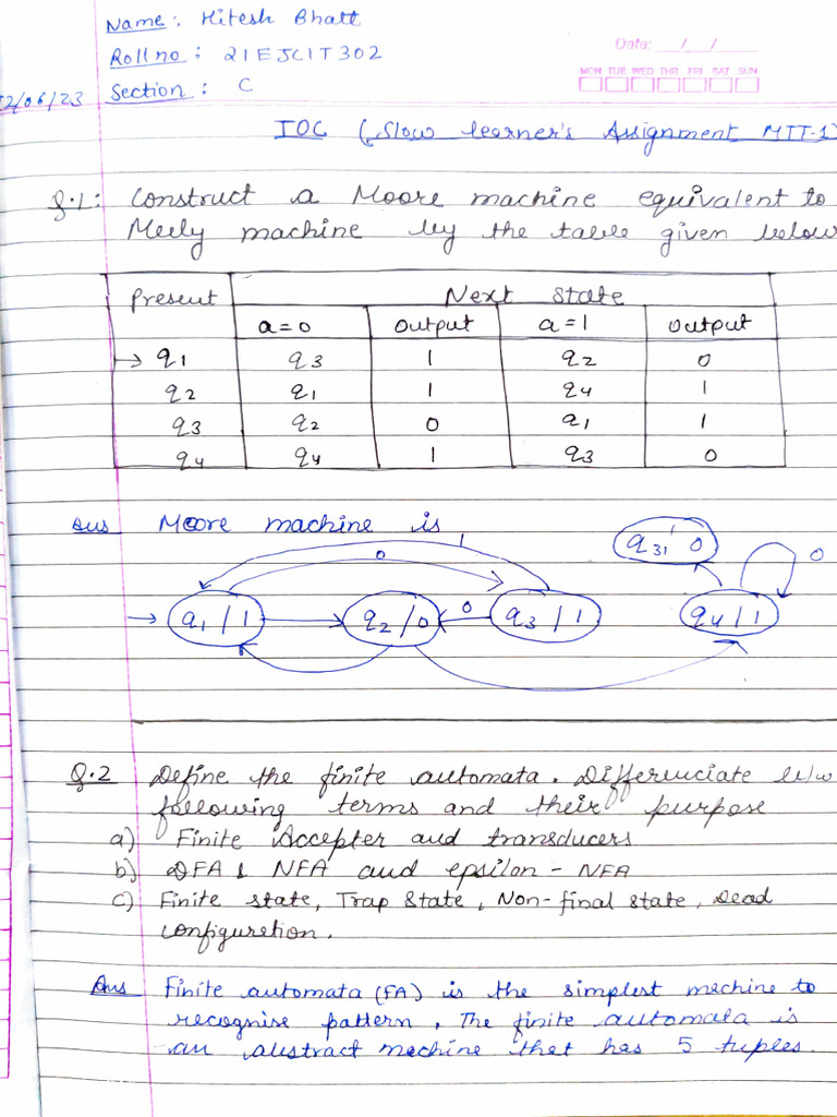 Toc Assignment 1 Weak Learners | PDF | Models Of Computation | Formal Methods