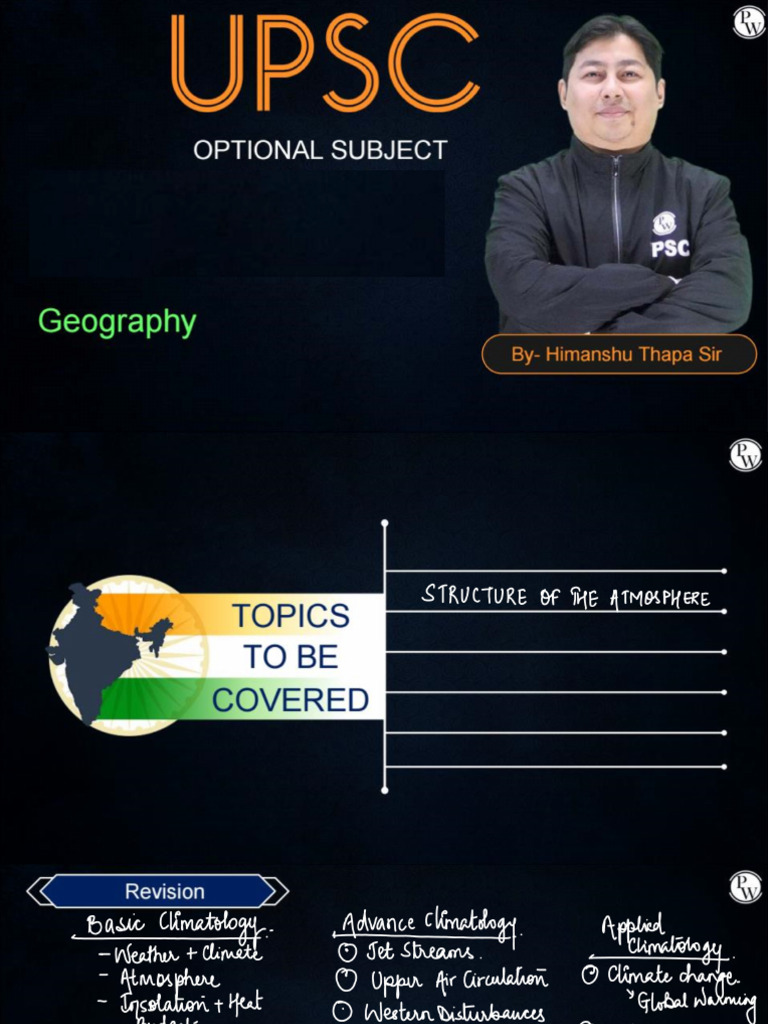 Geography - Structure of The Atmosphere (Part 02) Class Notes PDF | PDF