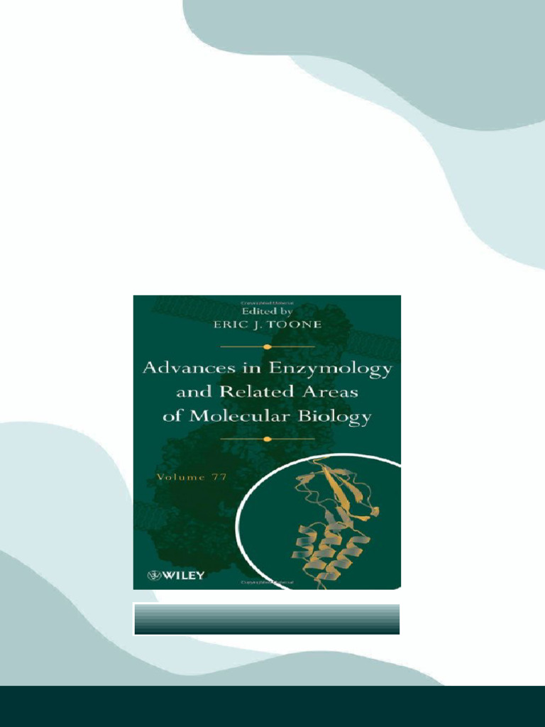 (Ebook) Advances in Enzymology and Related Areas of Molecular Biology ...