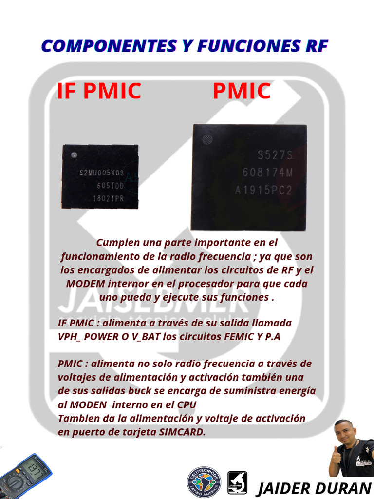 Funciones del IF PMIC en RF | PDF