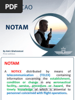ICAO NOTAM Format Guidelines | PDF | Aviation | Aviation Safety
