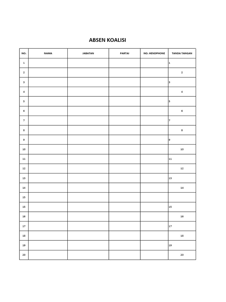 Absen | PDF