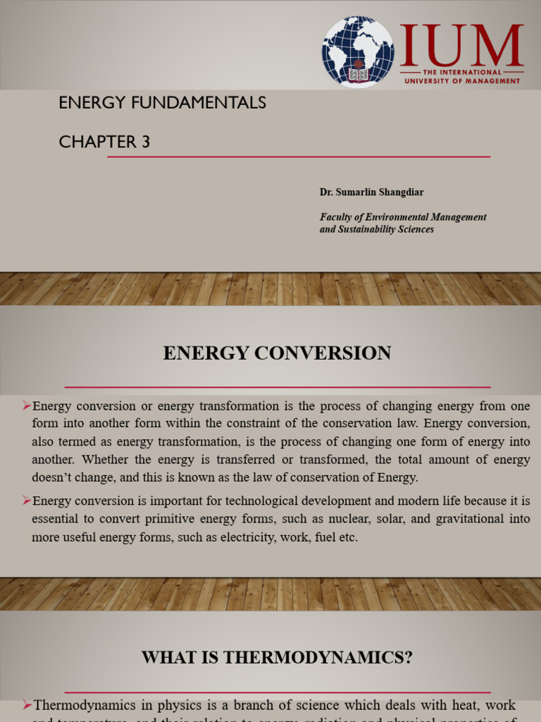 Energy Fundamentals - Chapter 3 - 25042025 | PDF | Heat | Temperature