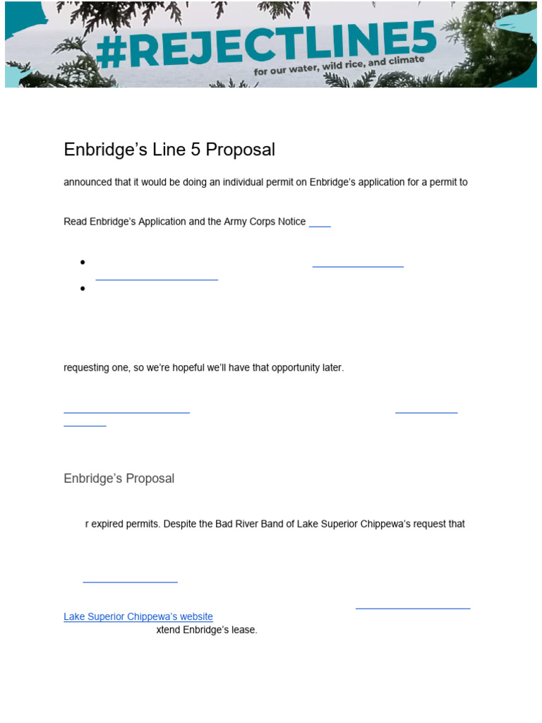 Army Corps Toolkit - Re - Line 5 | PDF | National Environmental Policy ...
