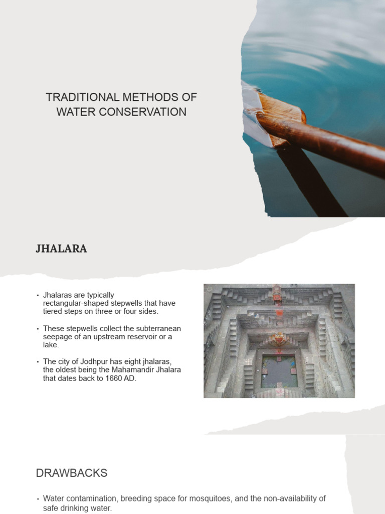 Jhalaras: Traditional Water Conservation | PDF | Transparent Materials ...
