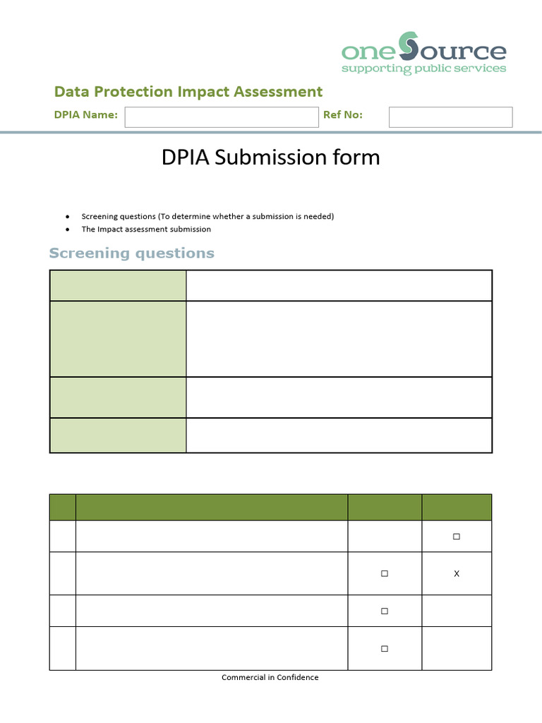 10.4 Appendix C DPIA Template | PDF | Computer File | Password