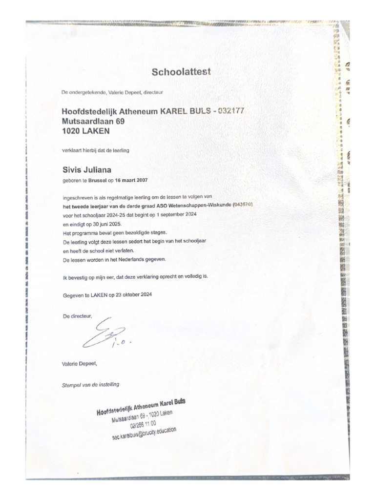 School Attest | PDF