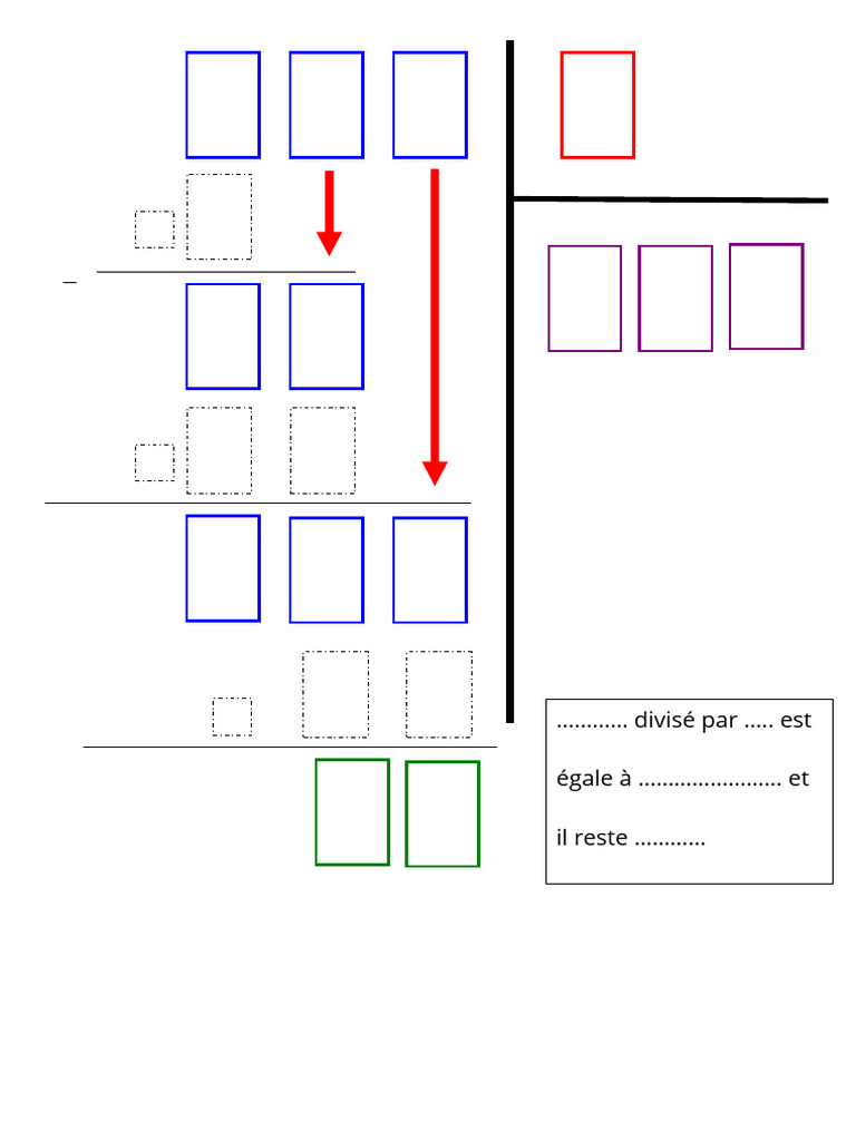 Division à trois chiffres : Guide pratique | PDF