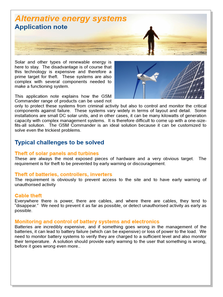 Appnote Alternative Energy | PDF | Renewable Energy | Solar Panel
