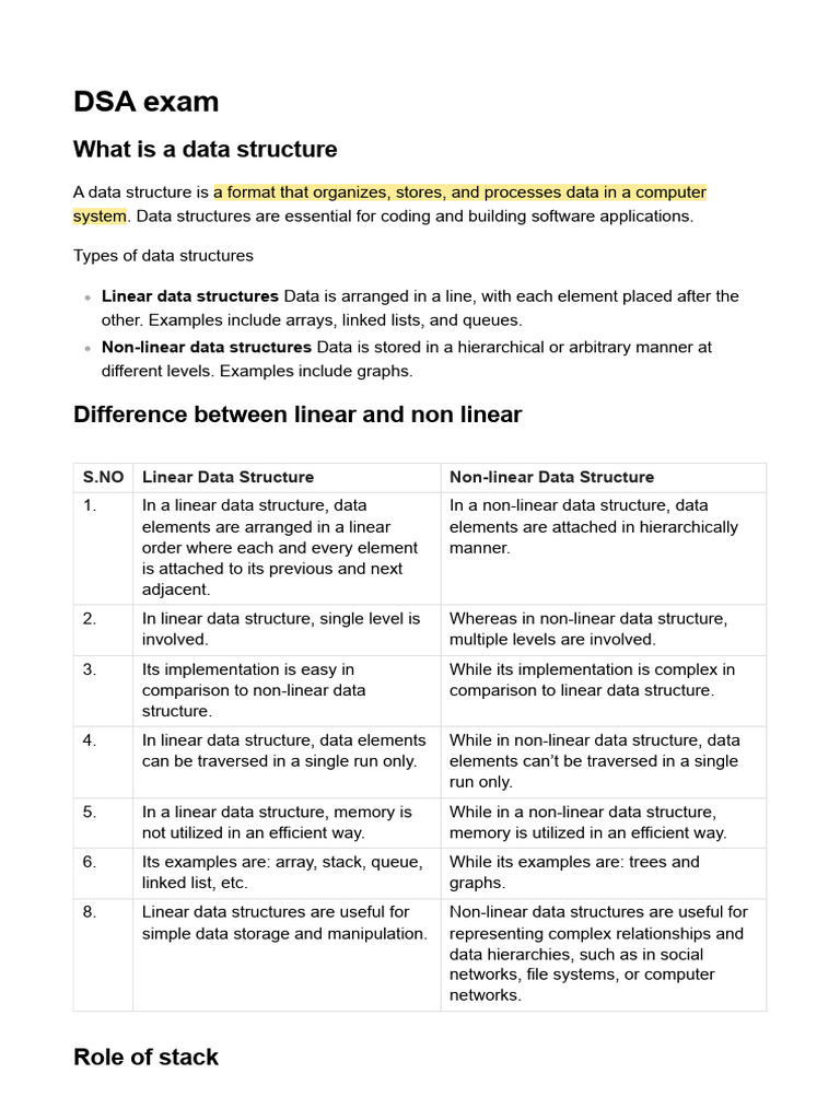 DSA exam | PDF | Database Index | Computer Programming