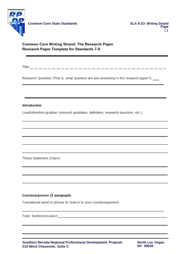 Research Paper Template 02 | PDF