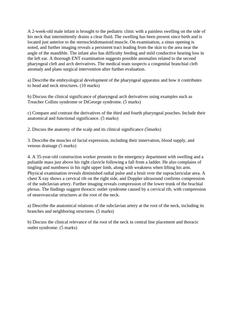 Course Work Anatomy | PDF