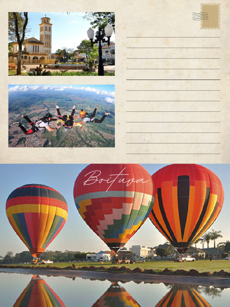 Boituva's Postcard - Writing Activity | PDF