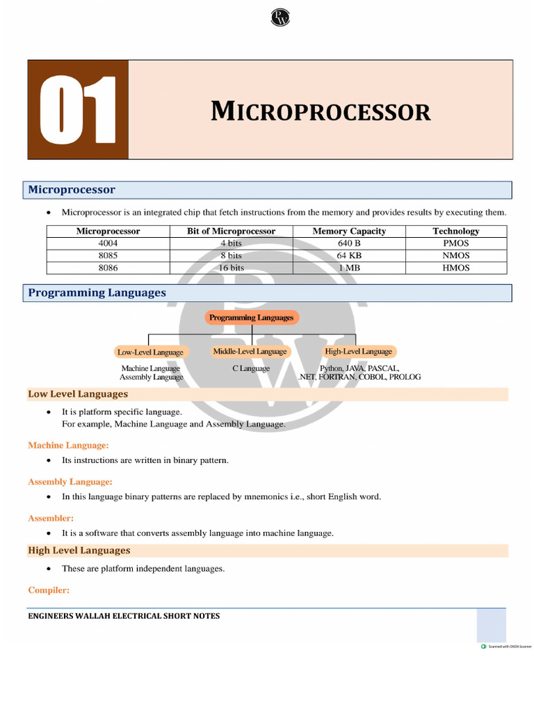 Microprocessor | PDF