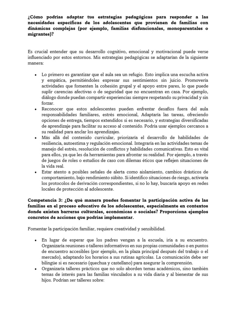 PPD Ado Gamarra Darwin Familias y Cuidadores 17 07 2025 | PDF | Las ...