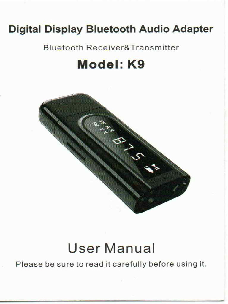 K9 BT&FM TX&RX | PDF