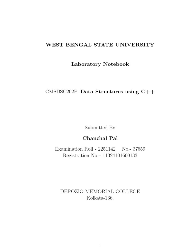 Chanchal DS | PDF | Software Engineering | Algorithms