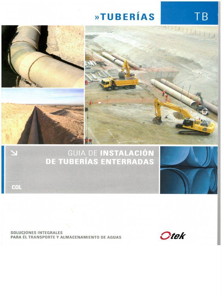 4. Guia de Instalacion Tubería Enterrada O-tek | PDF | Tubería (transporte de fluidos) | Hormigón